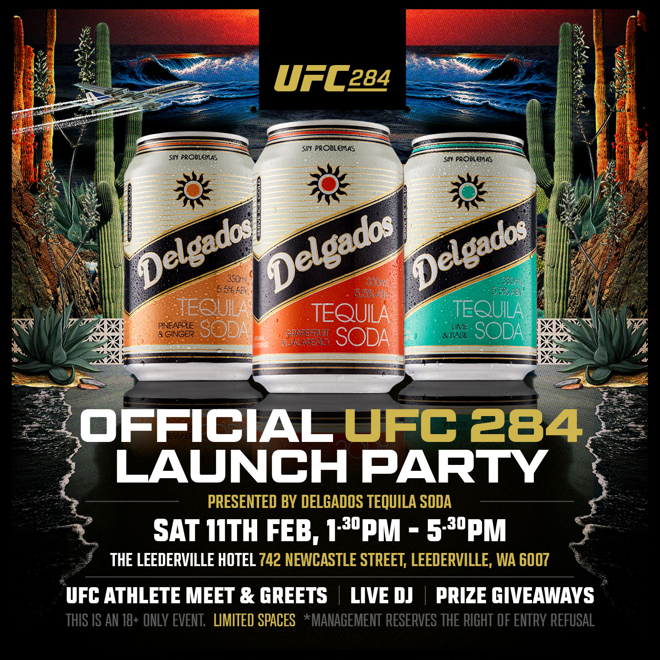 OFFICIAL UFC 284 LAUNCH PARTY: The Leederville • 742 Newcastle Street ...