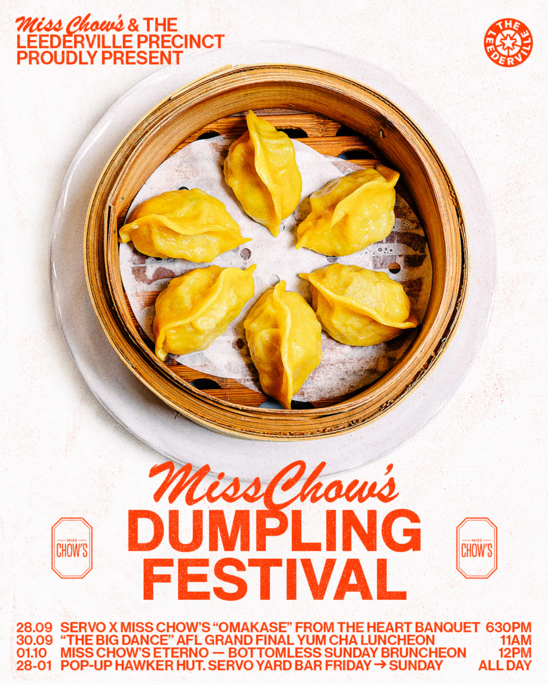 Miss Chow's Dumpling Festival: The Leederville • 742 Newcastle Street ...