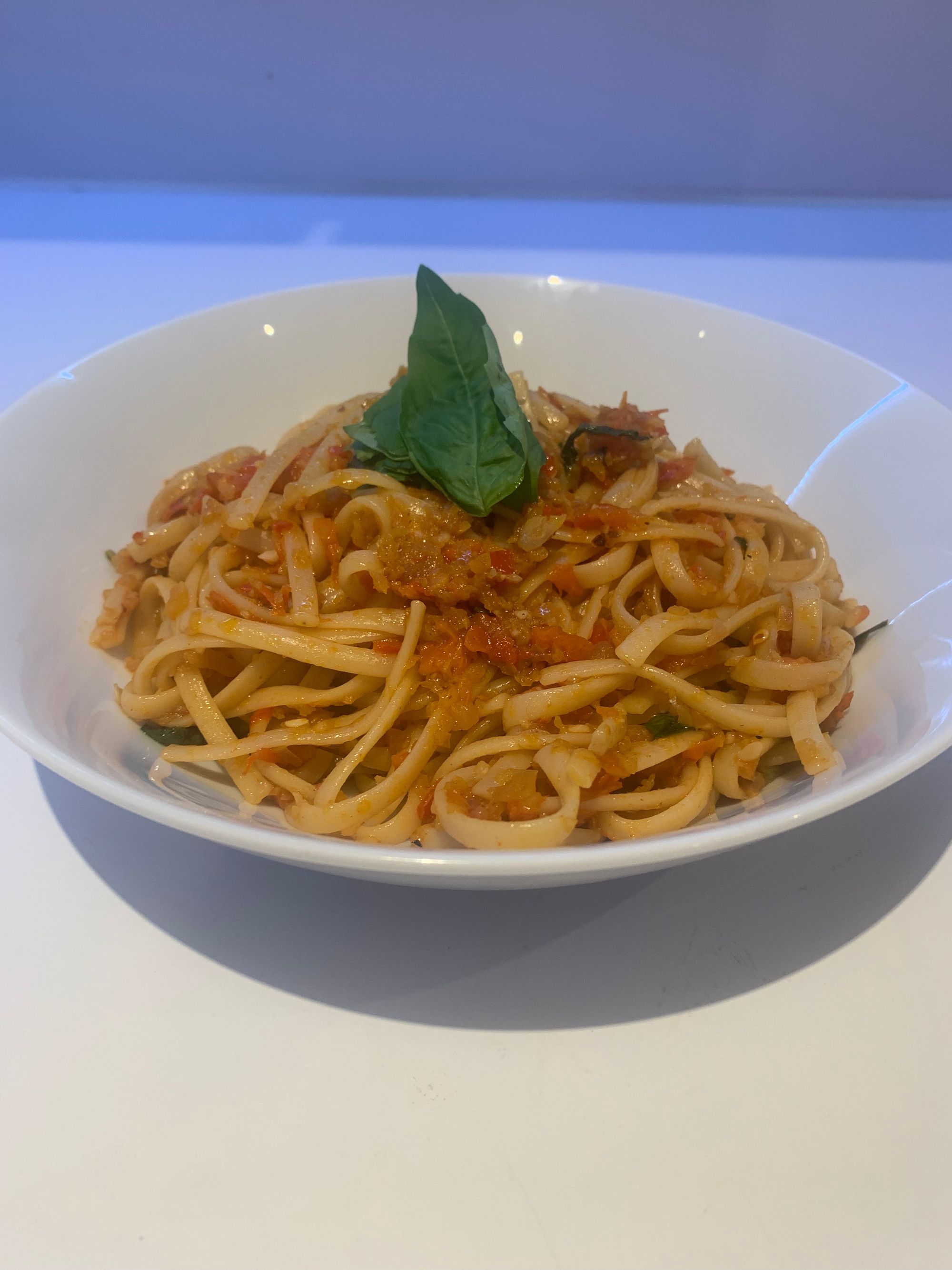 Linguine and red pepper sauce recipe | Kidney Ally