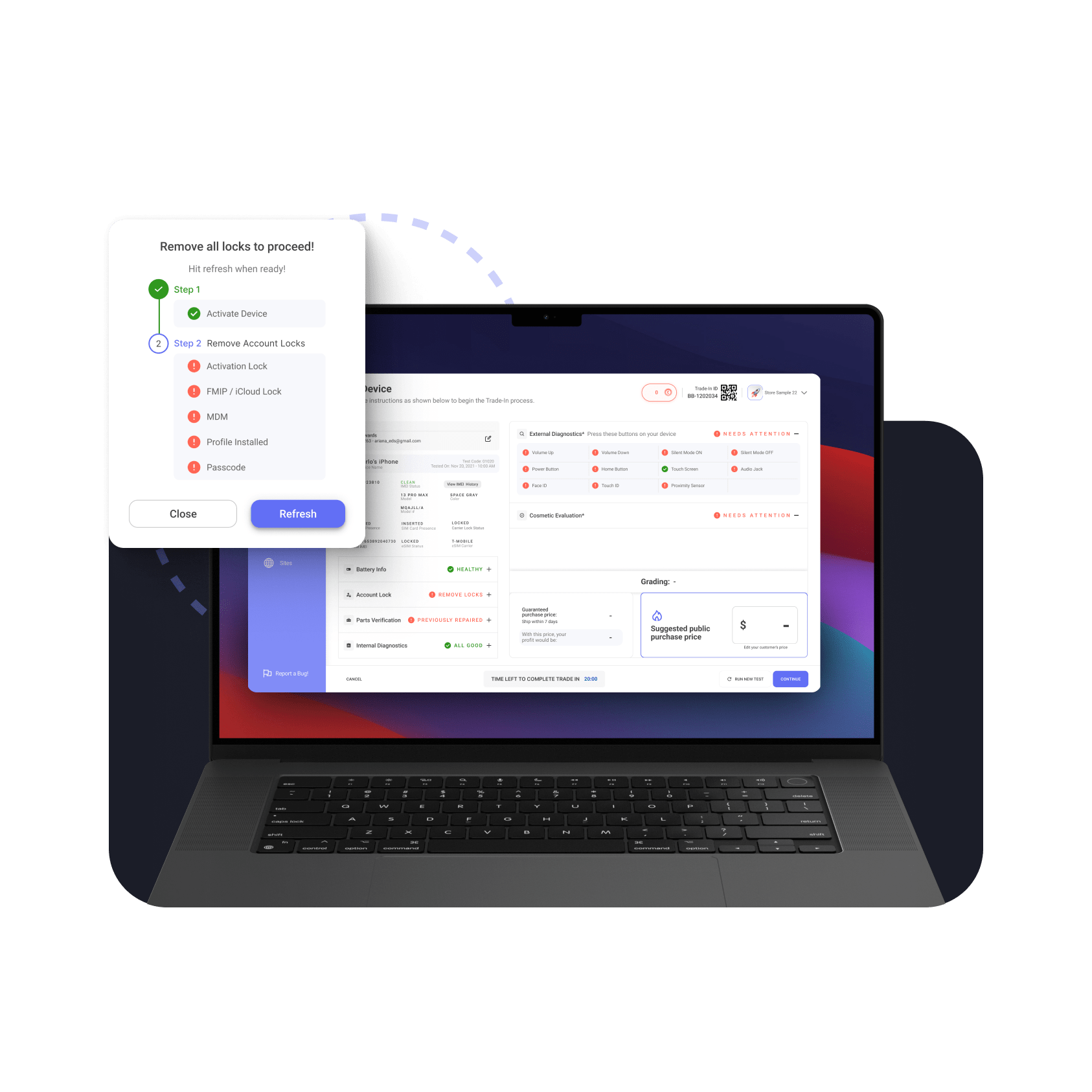 AdCentral Trade-Ins - Instantly check iCloud, Blacklist, and Carrier locks.