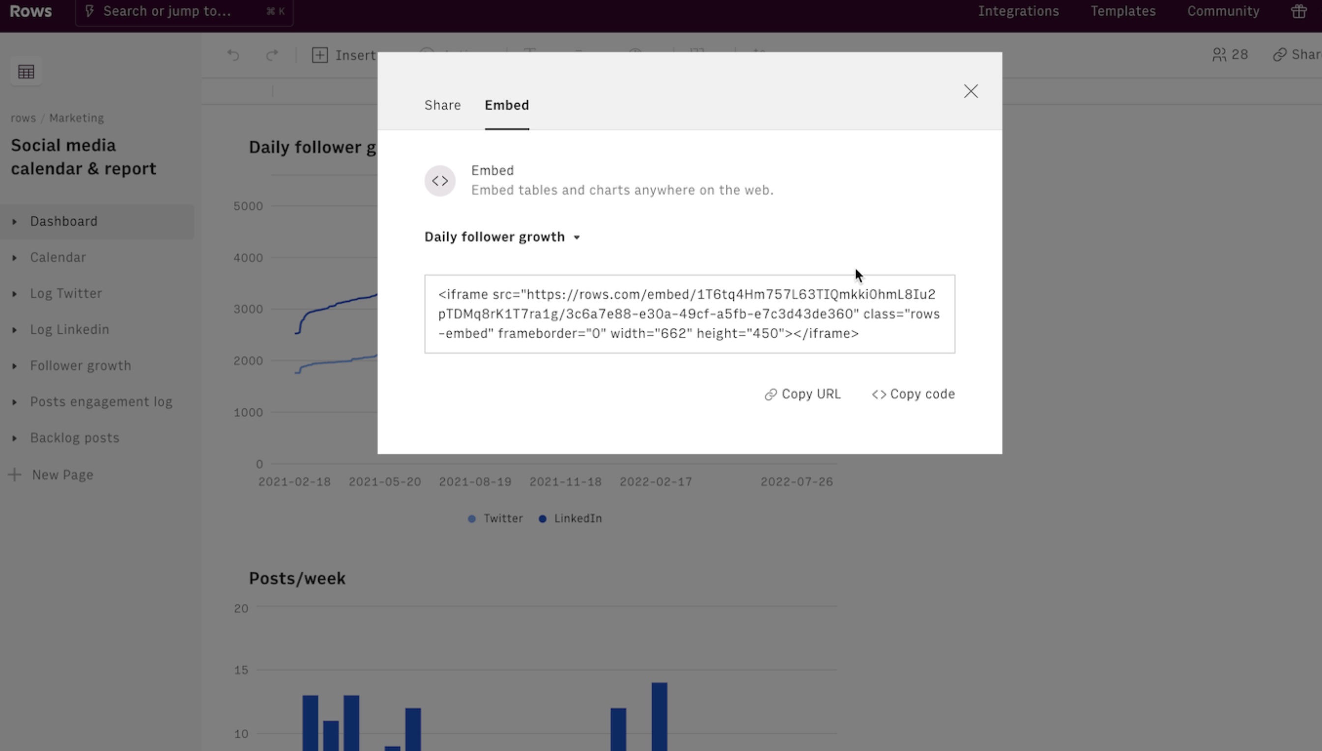 How to create a chart in Notion - Plus