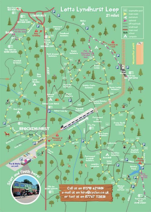 Lyndhurst Loop Route - Cyclexperience