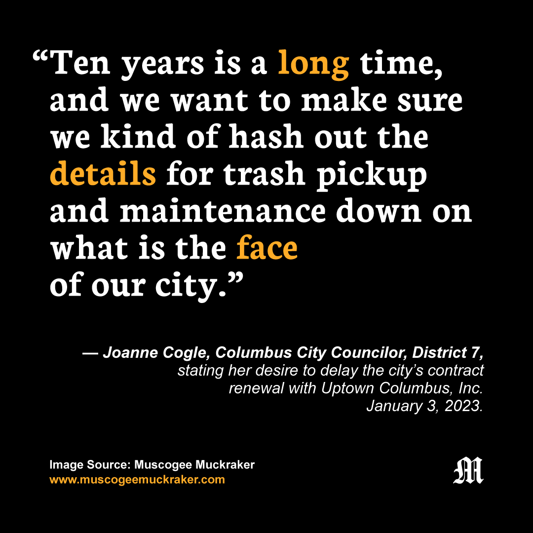 Joanne Cogle Attends First Meeting As Columbus City Councilor