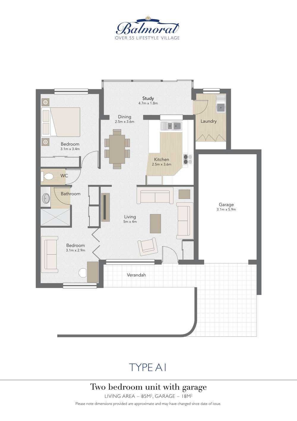 Retirement Villa Unit Floor Plans | Balmoral Retirement Village