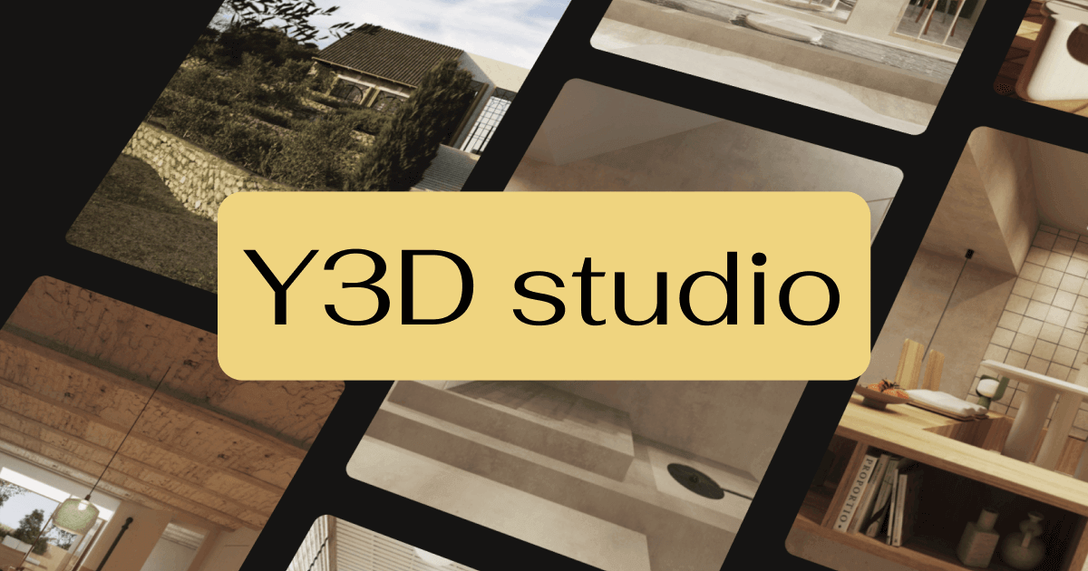 Y3D Studio - Architectural 3D render visualization
