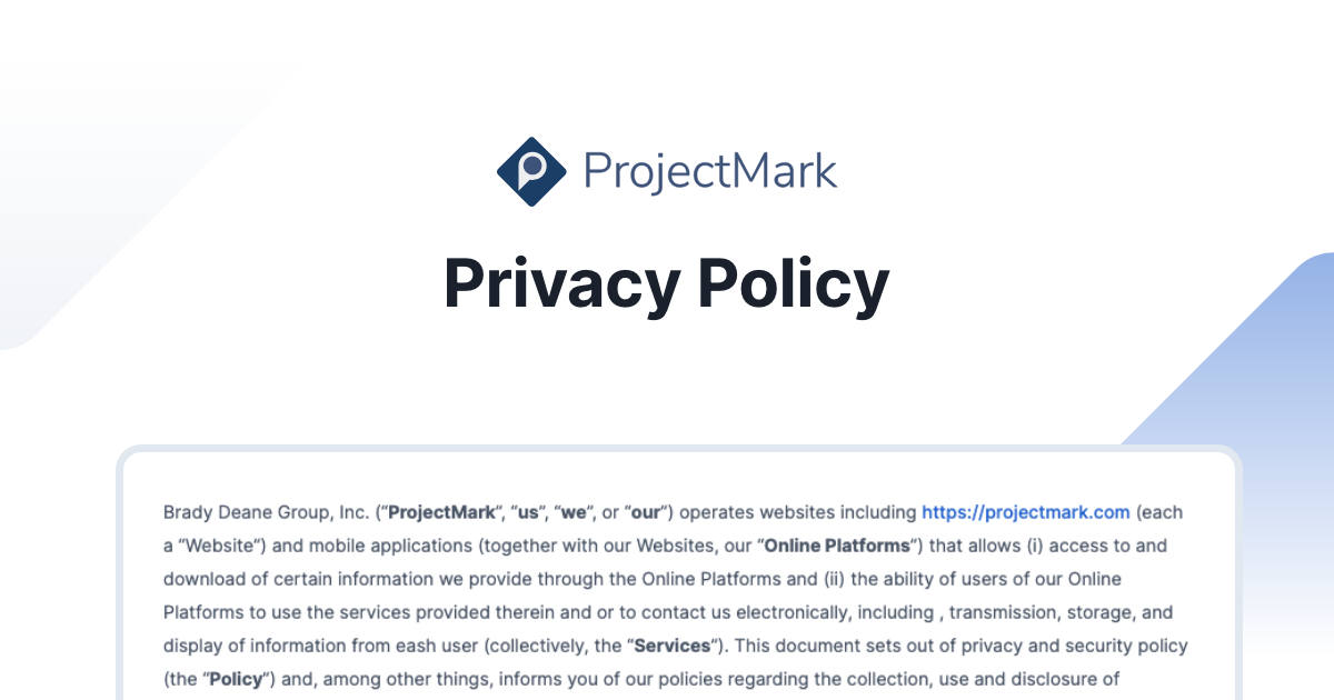 Privacy Policy