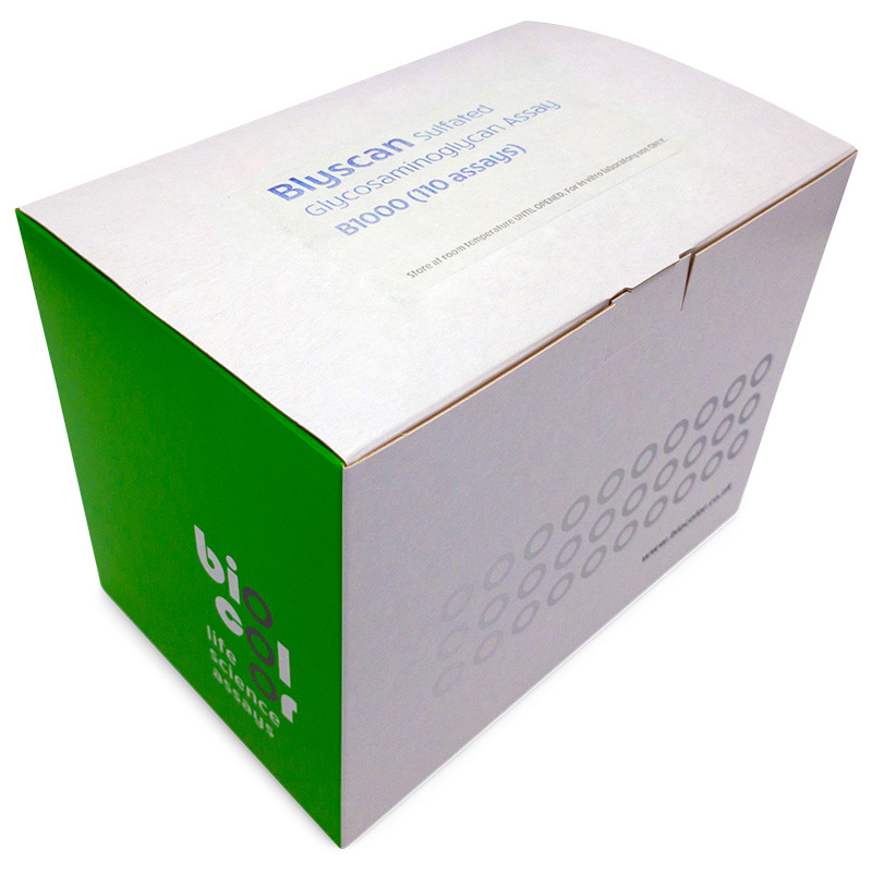 Blyscan™ - sulfated Glycosaminoglycan (sGAG) assay kit from Biocolor Ltd.