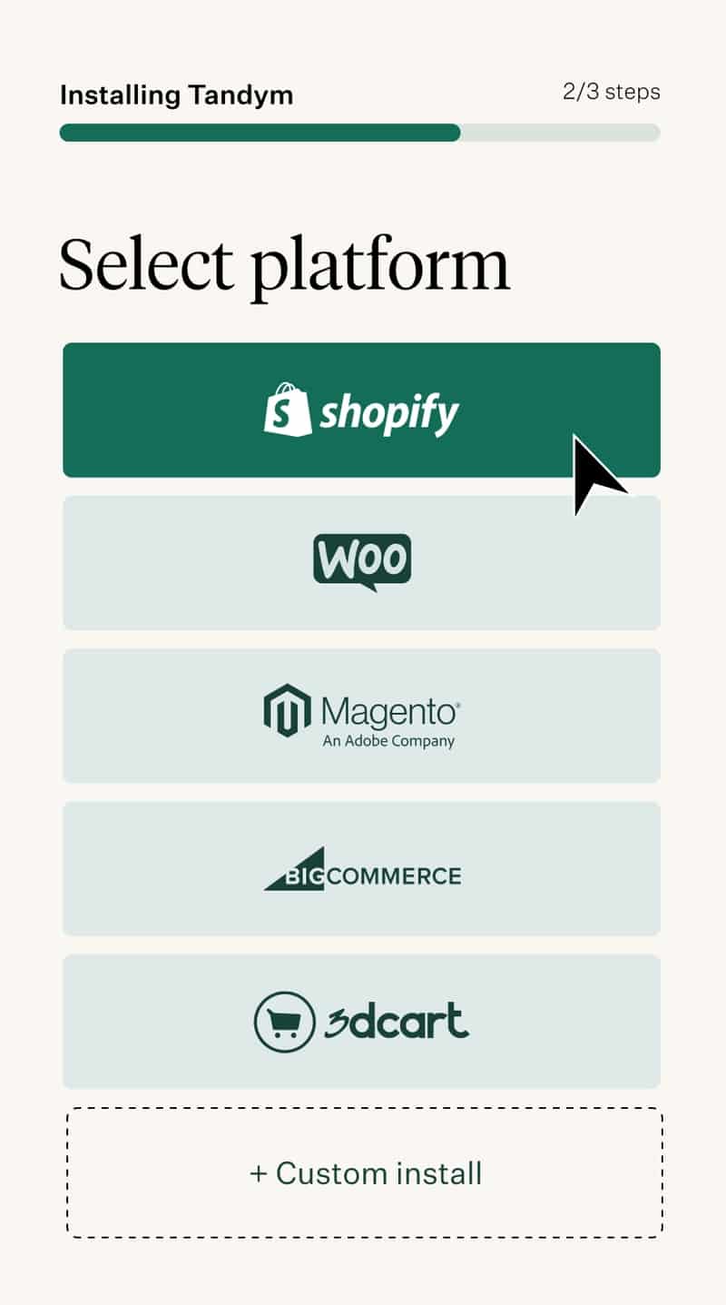 Tandym | Branded cards for the best brands