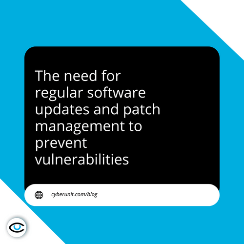 The need for regular software updates and patch management to prevent ...