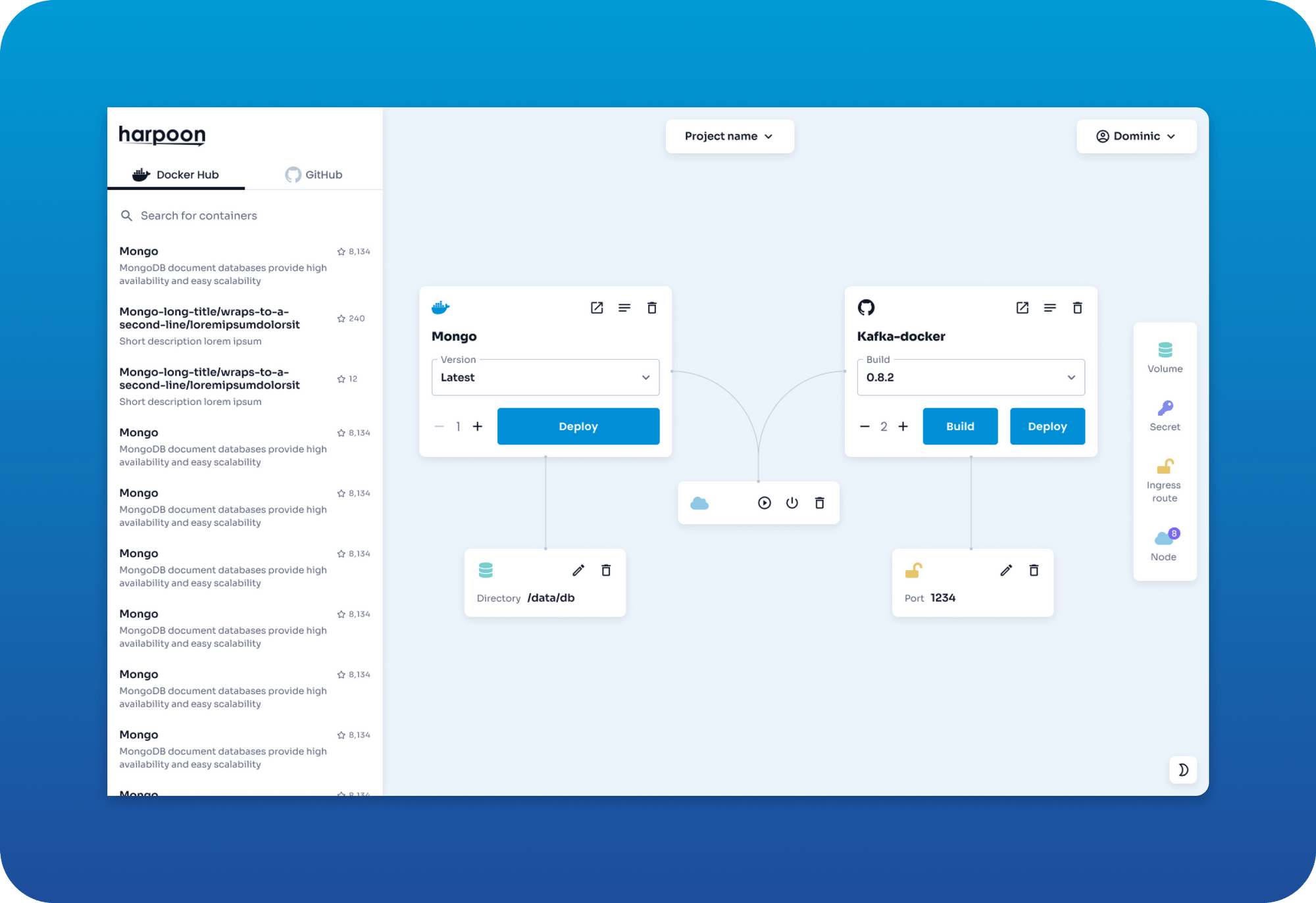 No Code Kubernetes | Drag & Drop Kubernetes Deployment Tools | Harpoon