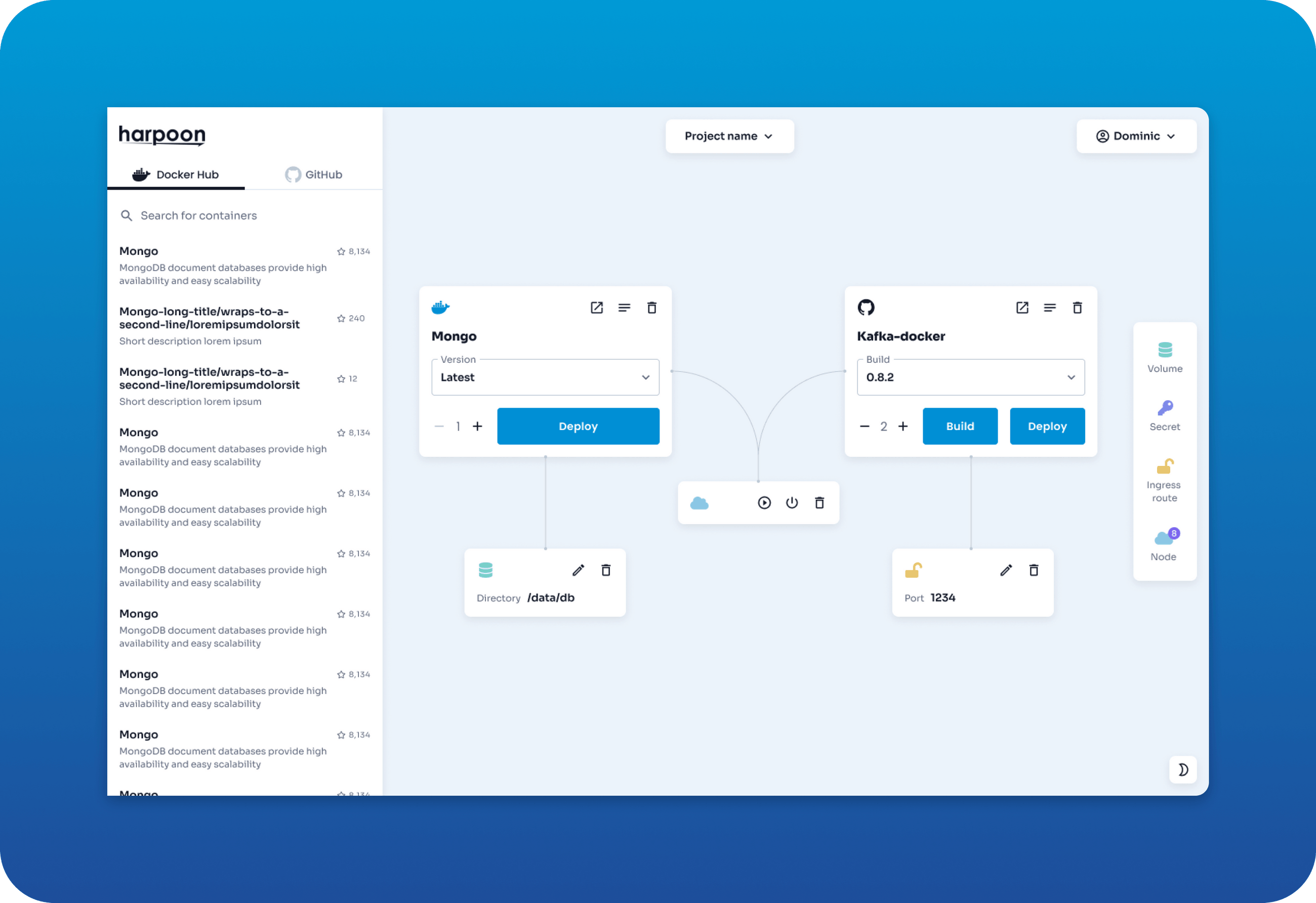 No Code Kubernetes | Drag & Drop Kubernetes Deployment Tools | Harpoon