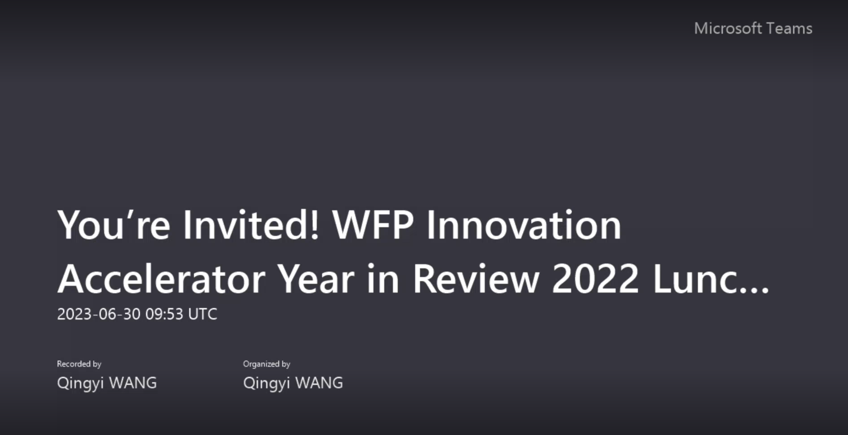 UNIN | Innovation Library | WFP Innovation Accelerator Year in Review ... UNIN | Innovation Library | WFP Innovation Accelerator Year in Review ...