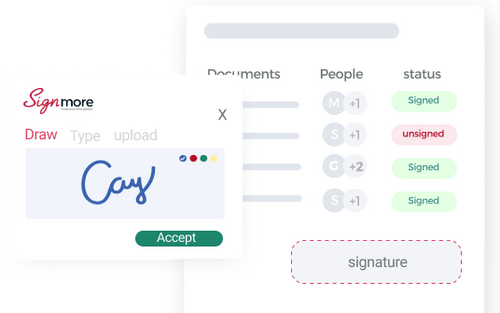 Signmore E-Signature | Sign Documents Anywhere, Anytime