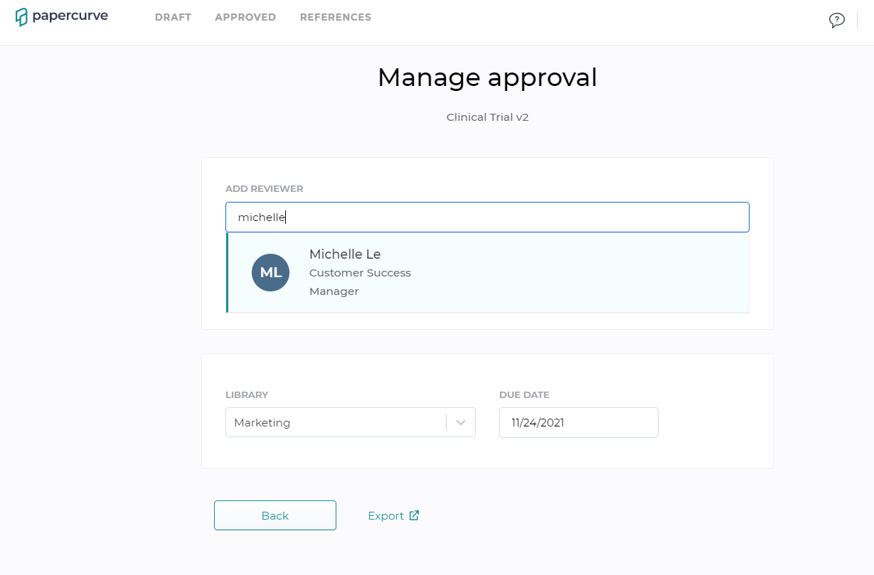 Managing your Approvals