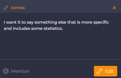 Editing and Migrating Comments