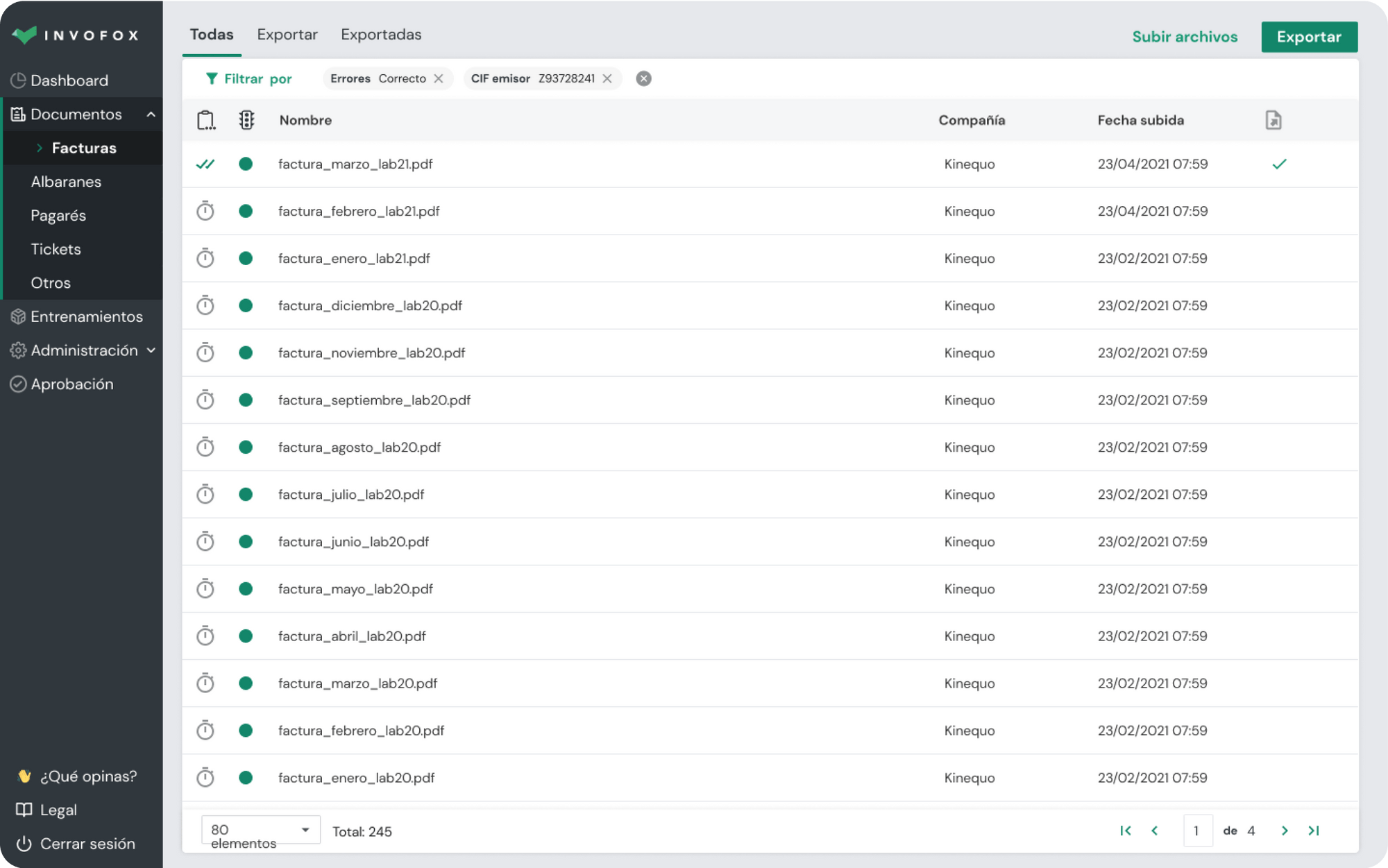Invofox - Automated document digitalization
