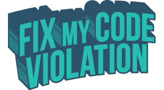 Fix My Code Violation