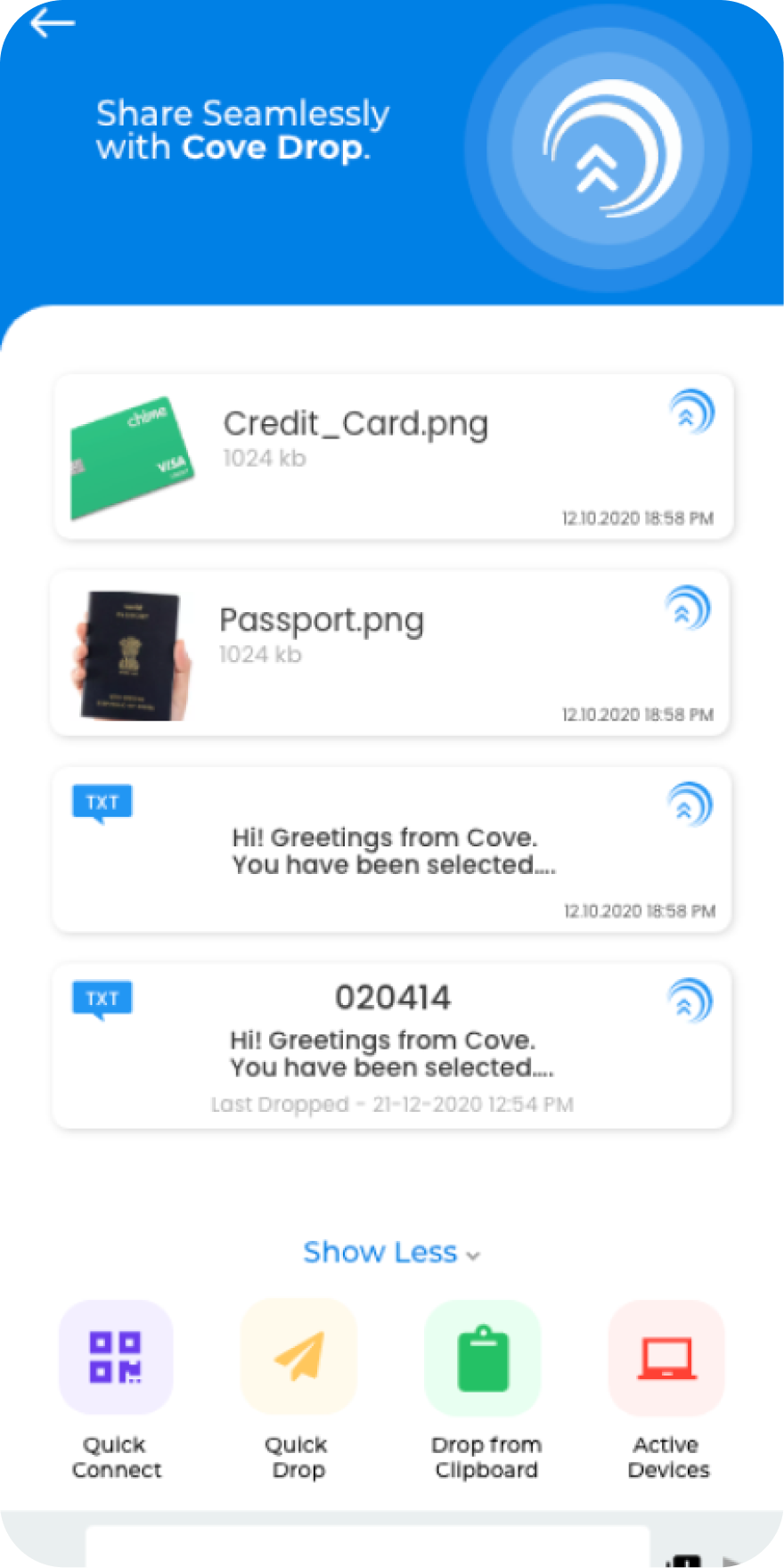 Features - Cove Identity App