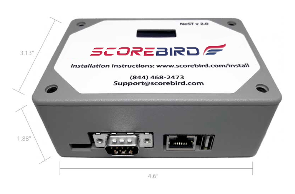 Scorebird: automatically display and report scores