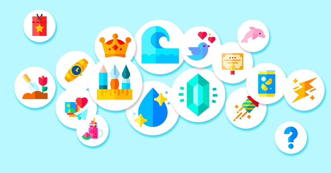 What are badges on Waveful