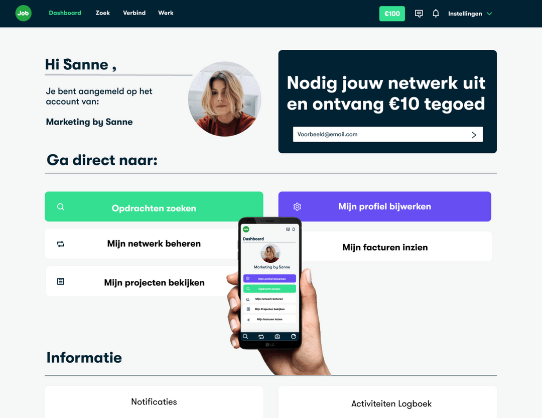 Job.nl - Waar ZZP'ers zelfstandig zijn!