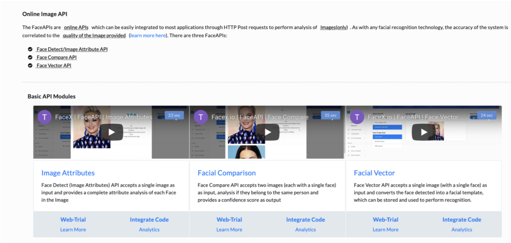 Top Face Recognition Services 2022
