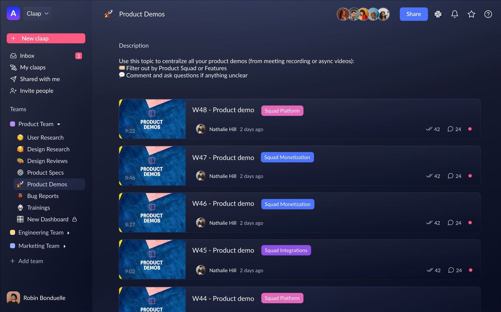 Claap - Less Meeting. More doing.