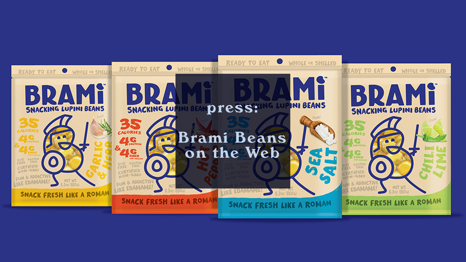 Snack Packaging Design: Brami Beans
