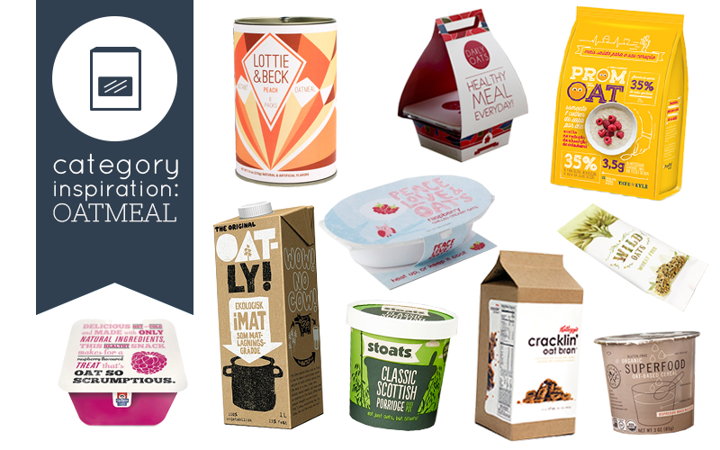 Oat Product Packaging Design Inspiration