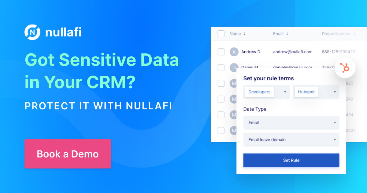 Control Data Access in Hubspot with Nullafi