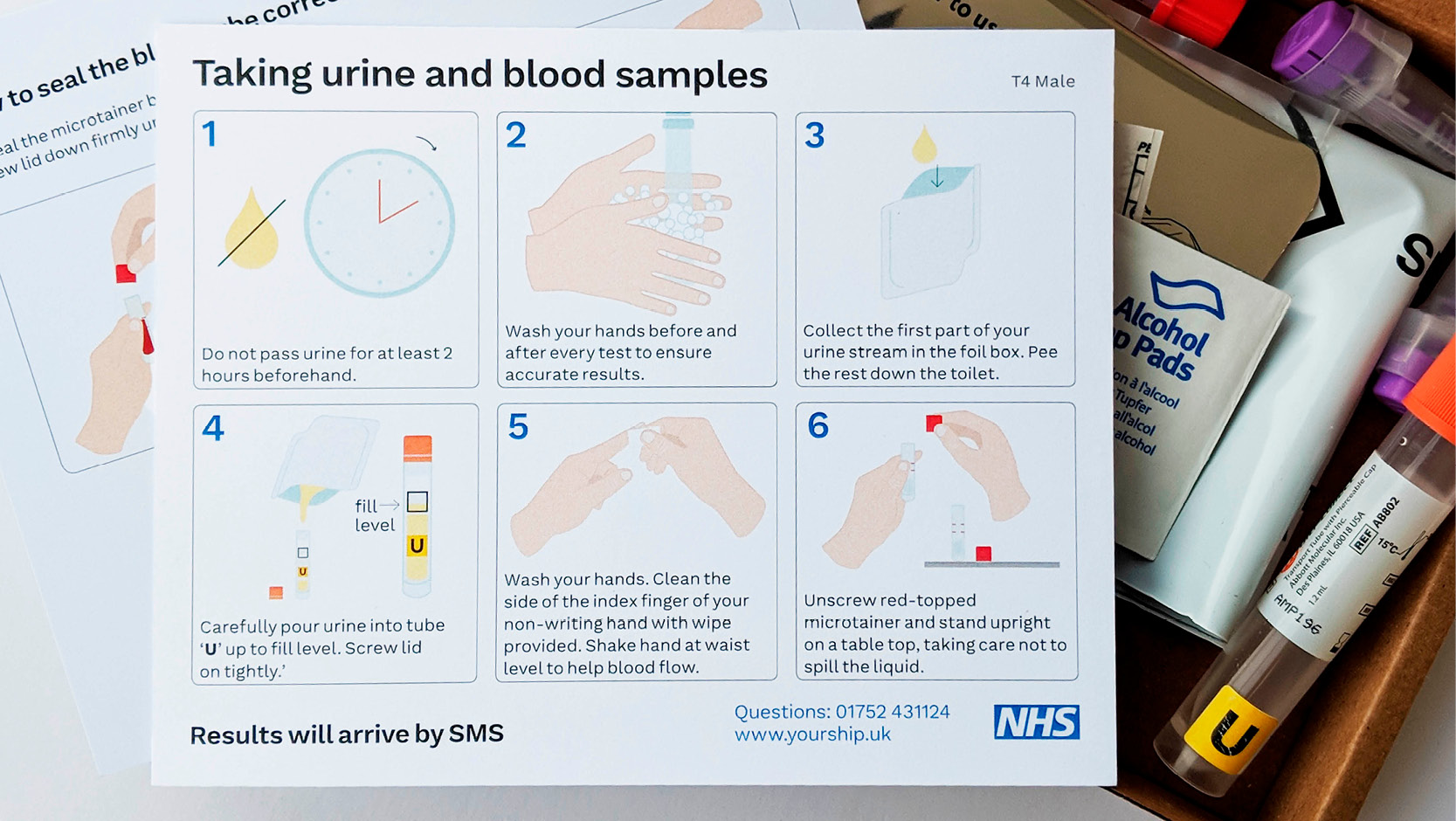 Design Science - NHS Sexual Health Centre STI home testing kits
