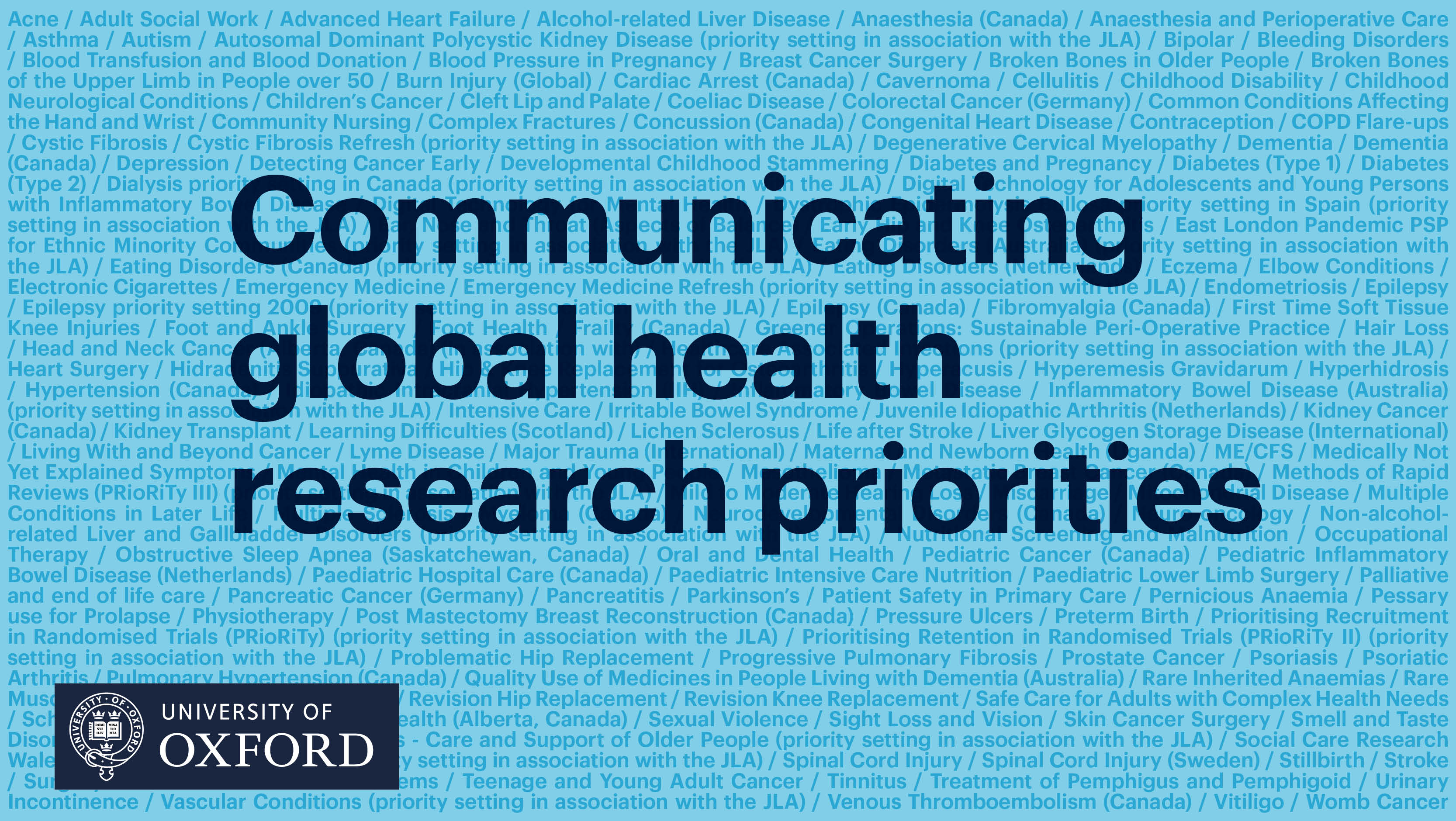 Design Science News - Communicating global health research priorities ...