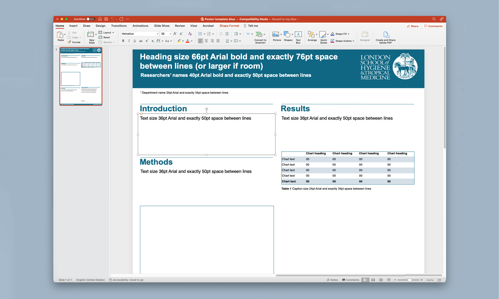 Design Science - Research poster templates for London School of Hygiene ...