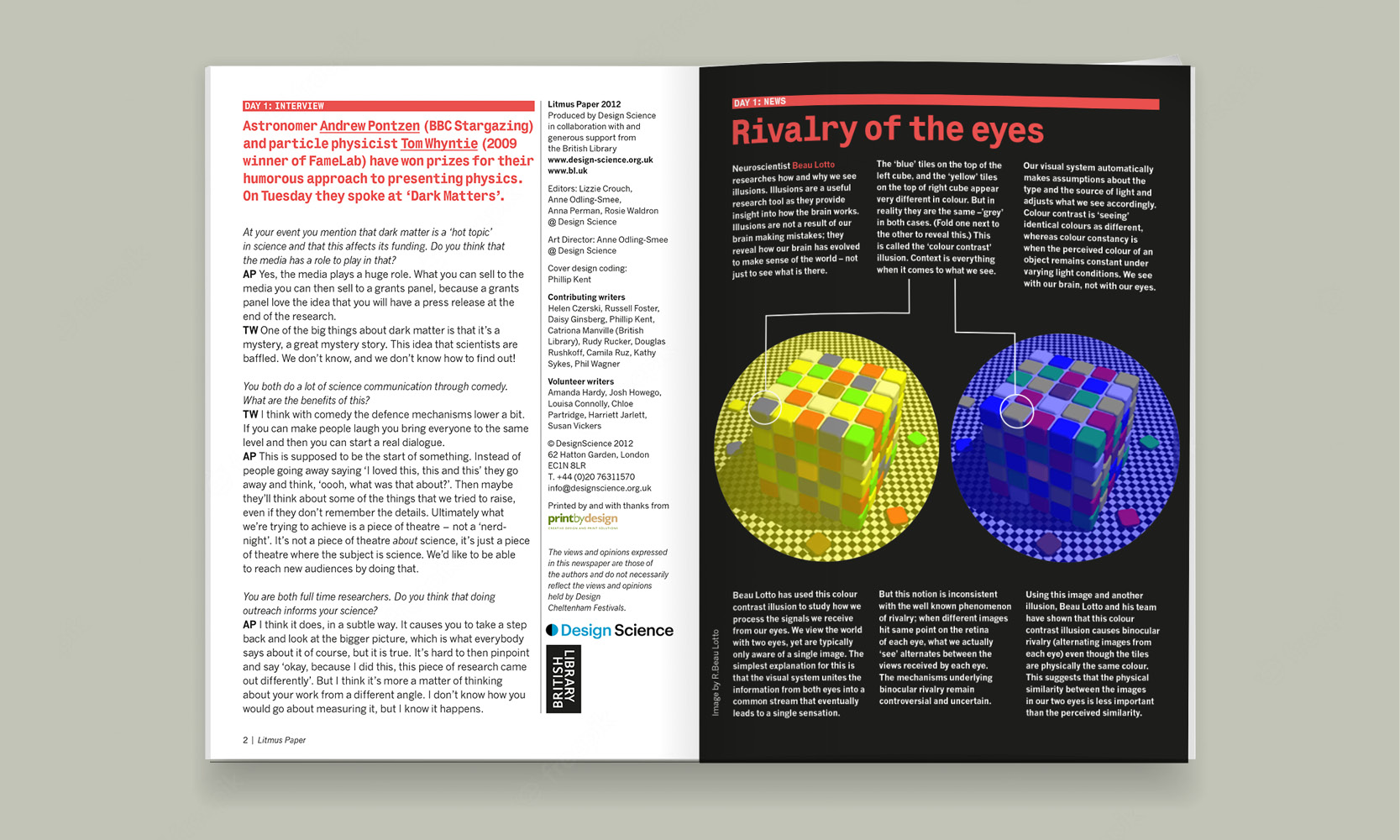 Design Science - Litmus Paper at Cheltenham Science Festival