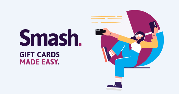 Smash. Gifts Cards Digitais - Para presentar e Incentivar