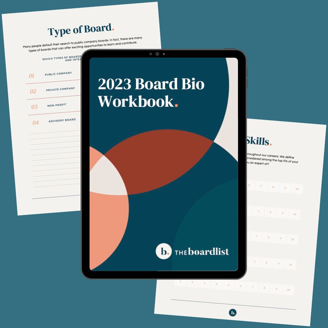 Developing Your Board Bio | theBoardlist