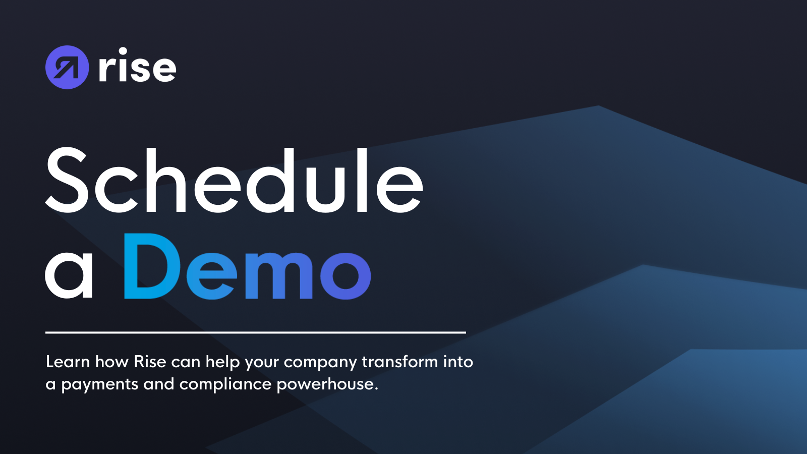 Rise | Schedule a Demo