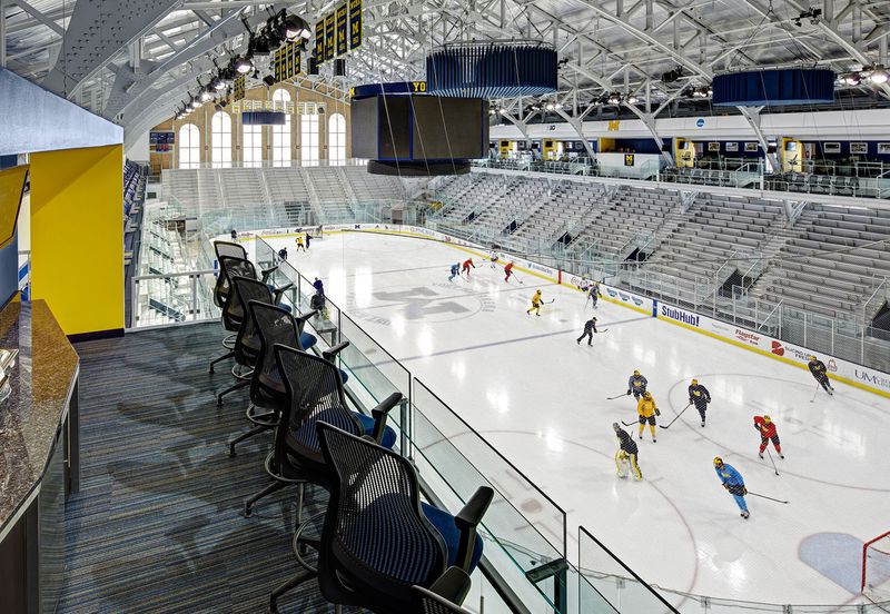 University of Michigan Yost Ice Arena Reimagination | ROSSETTI