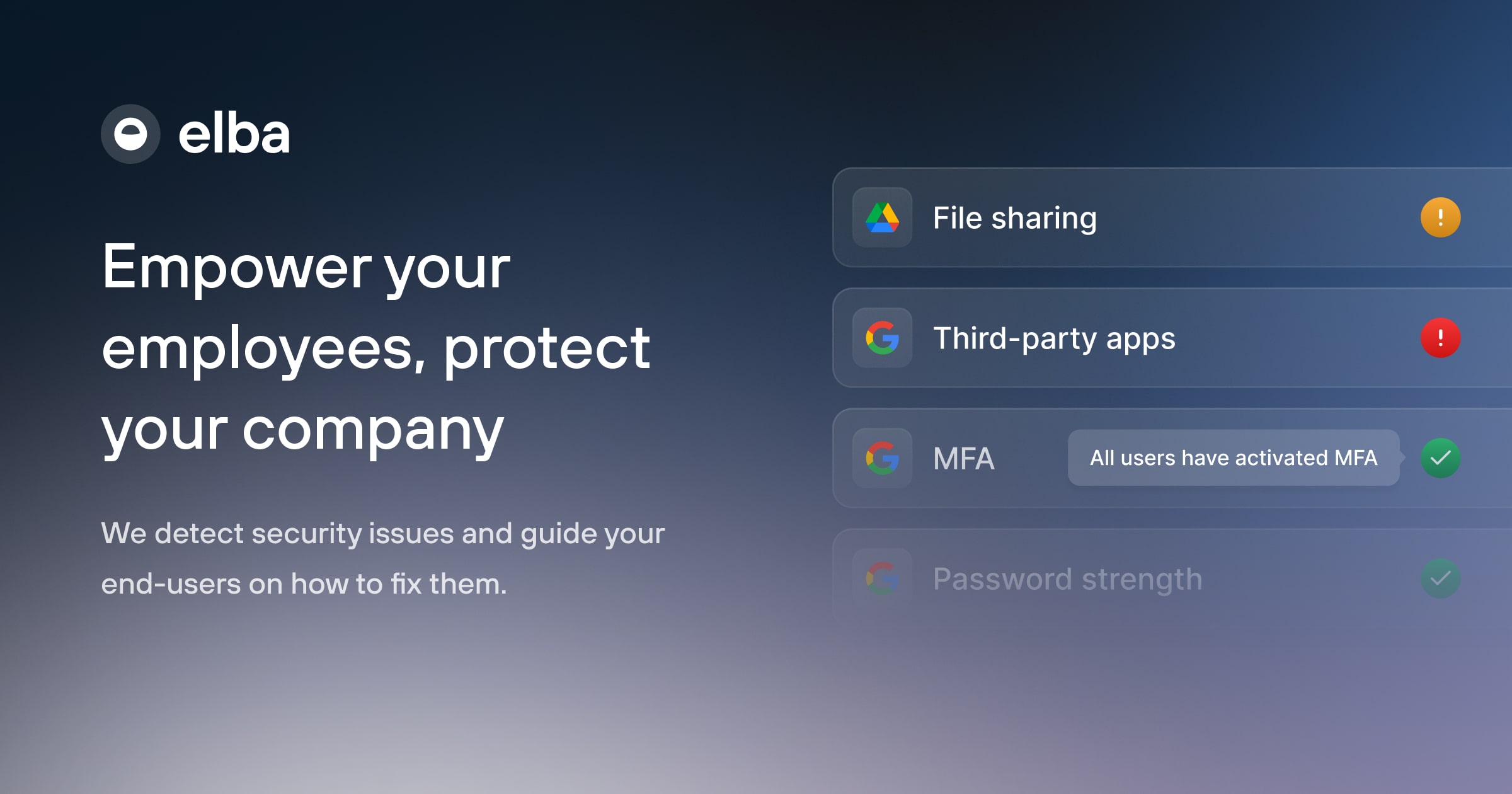 Empower your employees, protect your company | elba