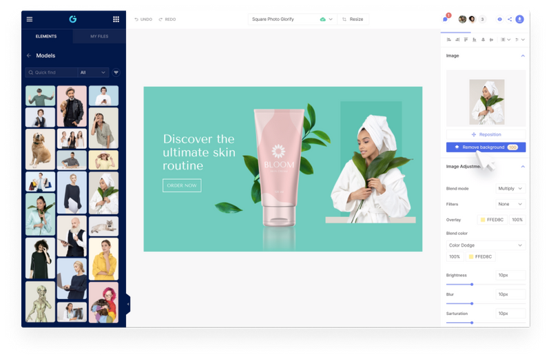 Free Design Software - Graphic Online Maker - Glorify