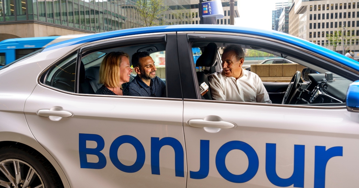 Chez-nous, un taxi, c’est BONJOUR