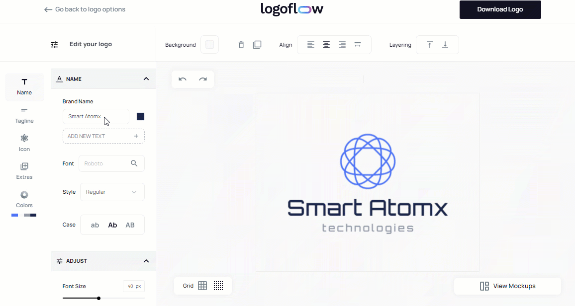 Glorify - How to Design a Logo with Tagline or Slogan for a Business