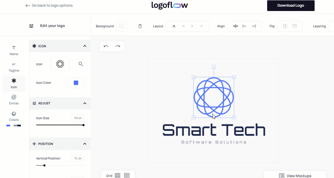 Glorify - How to Design a Logo with Tagline or Slogan for a Business
