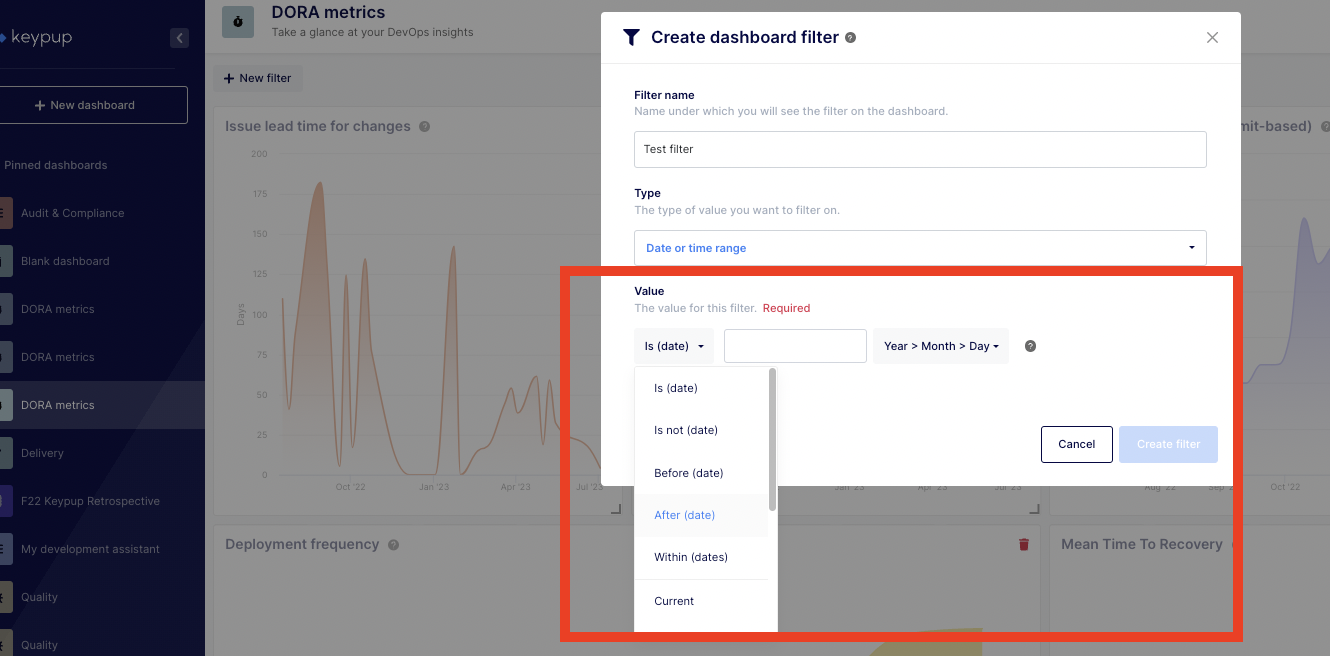 Engineering Dashboard-Level Filtering Guide | Keypup