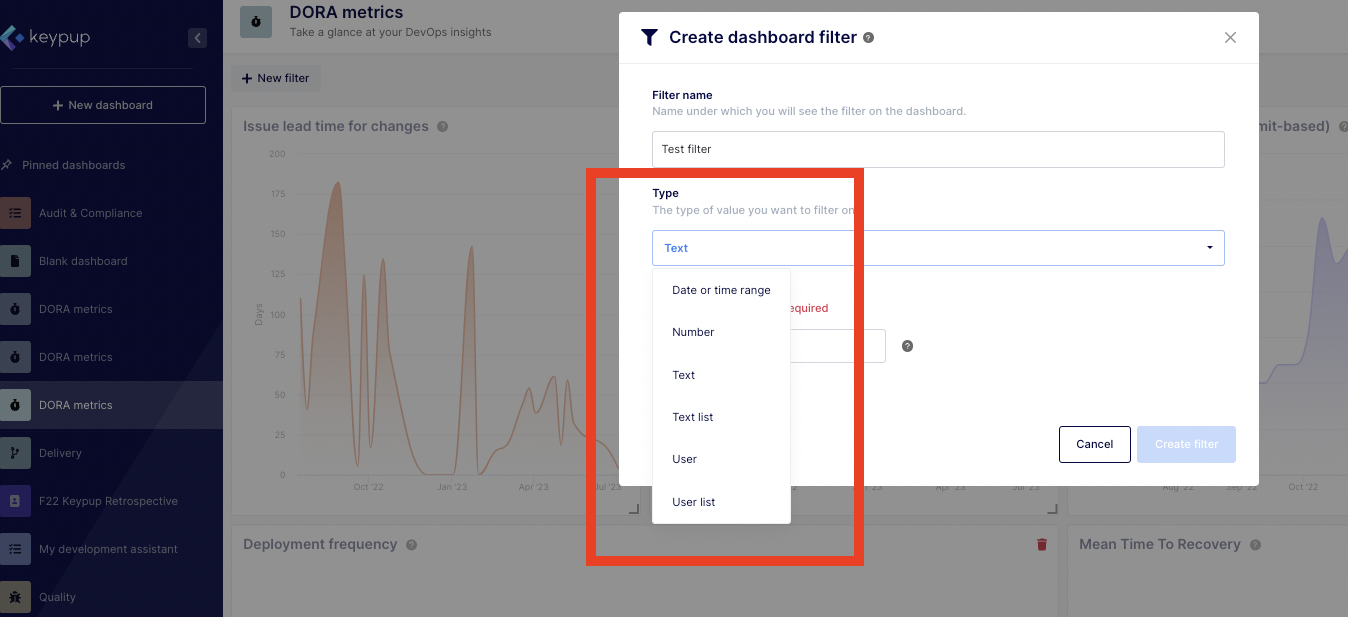 Engineering Dashboard-Level Filtering Guide | Keypup