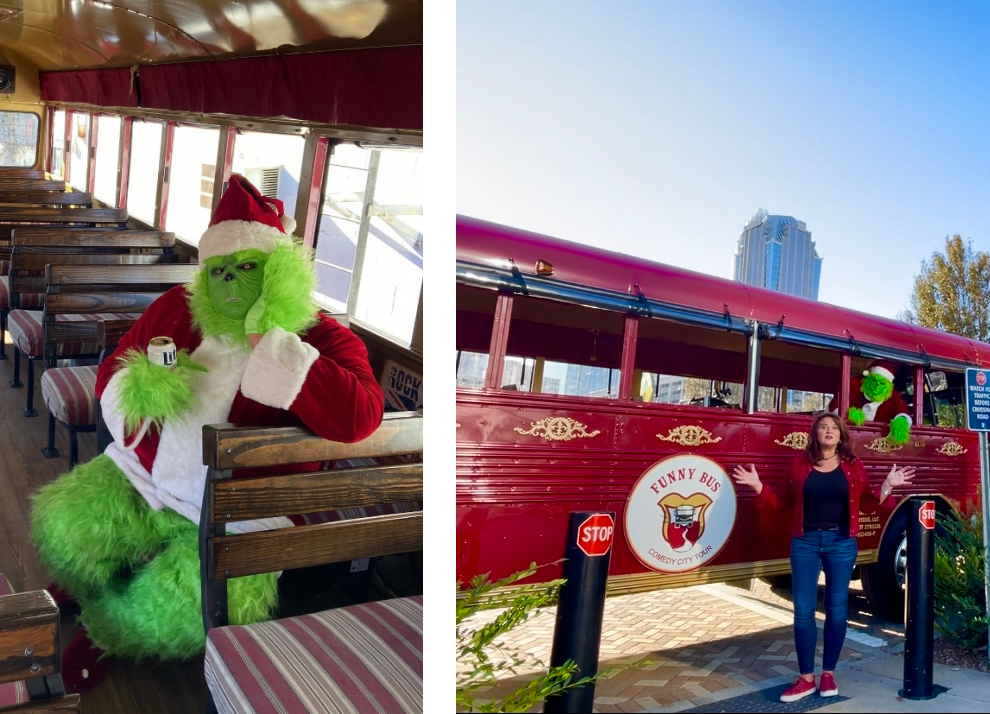 Funny Bus Comedy Tours Announces Laugh & Lights Tour with The Grinch