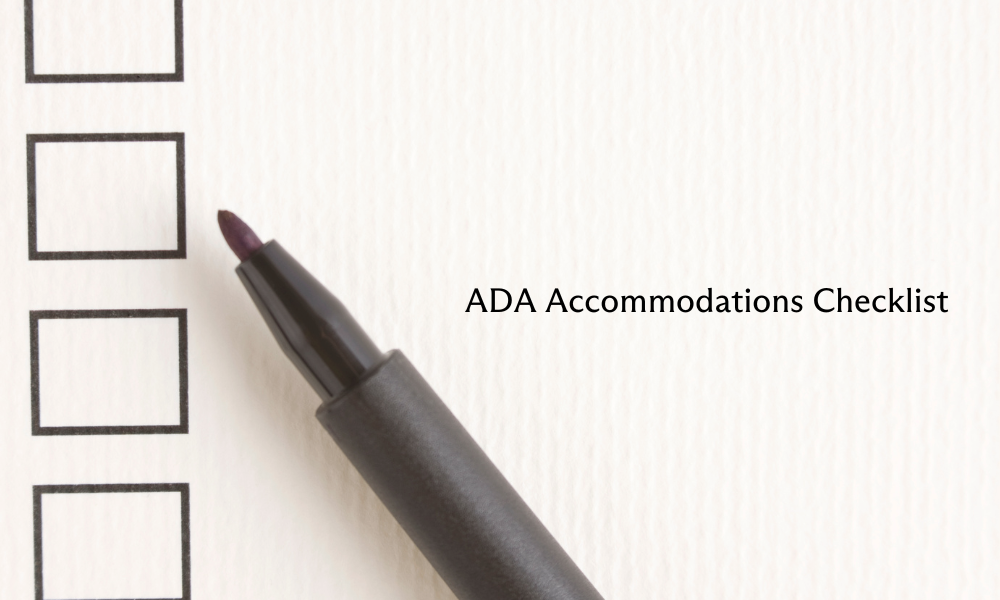 ADA Accommodations Checklist | Disclo Resource