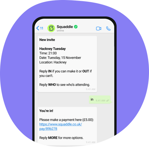Squaddle | The smarter way to organise