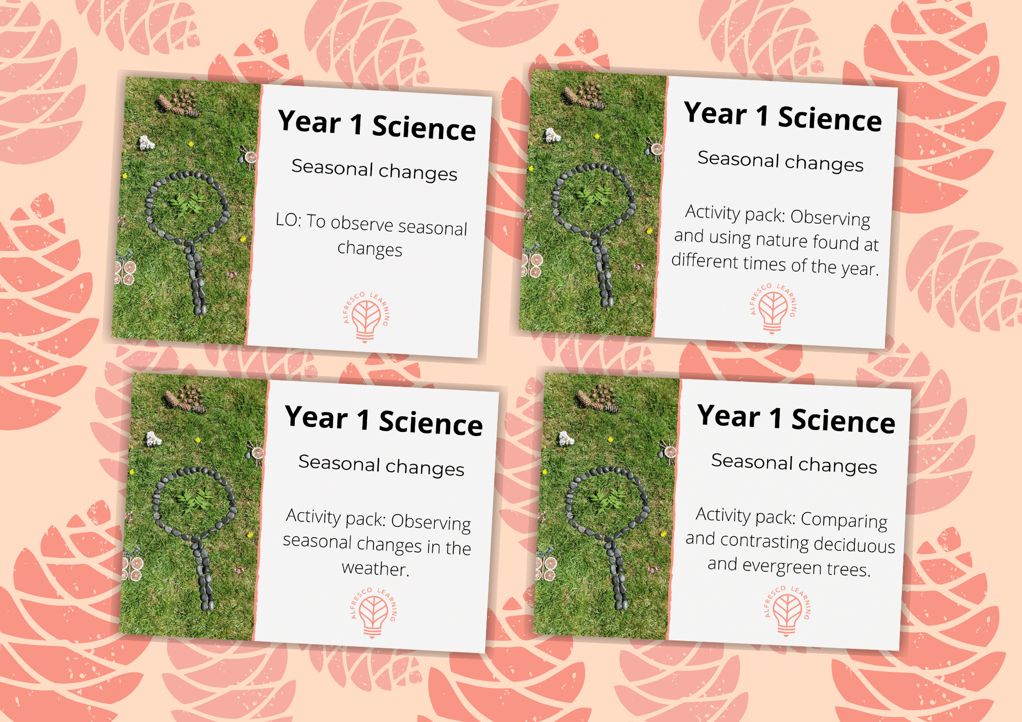 Taking Year 1 - Seasonal changes Outdoors