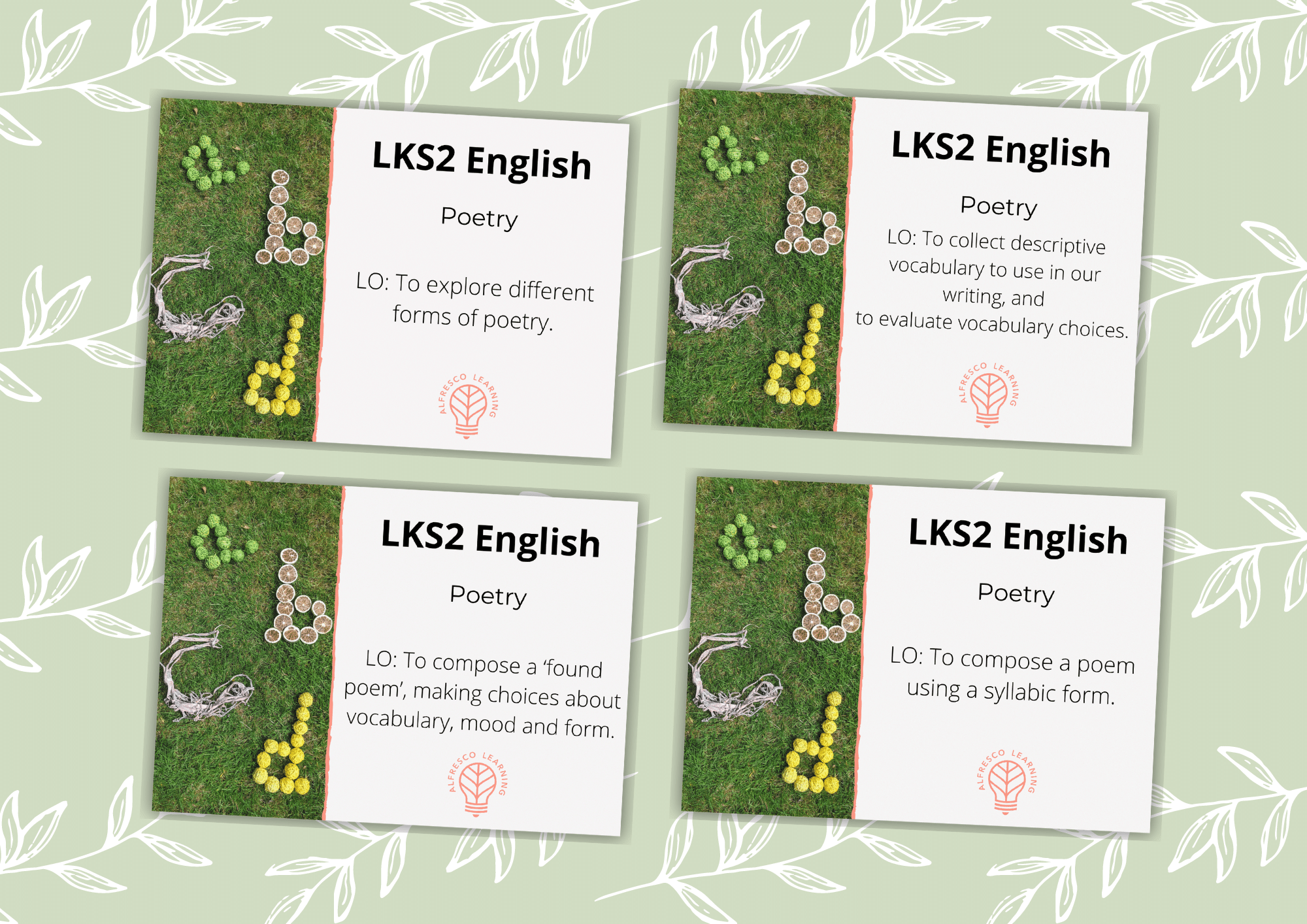 Taking LKS2 - Poetry Outdoors